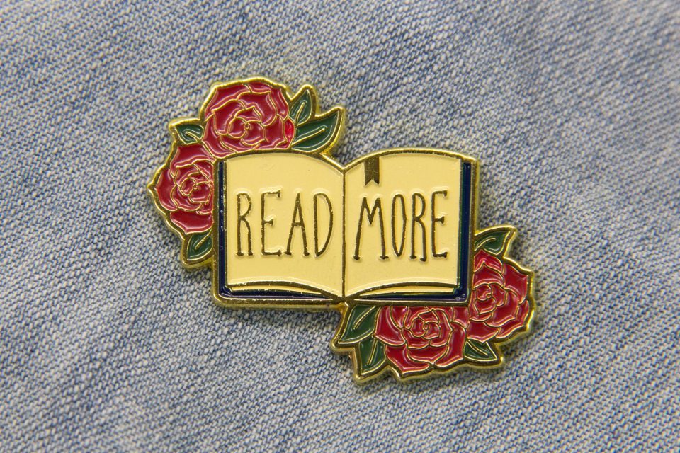 15 Custom Enamel Pins for Book Lovers | Books and Bao